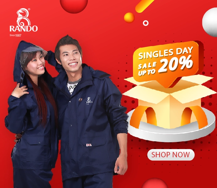 Ưu Đãi Hấp Dẫn Từ Rando - Singles Day Giảm Đến 20%